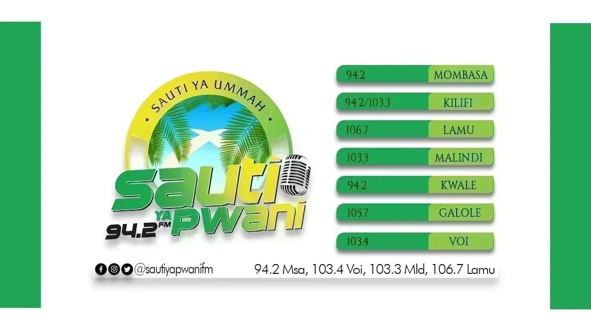 Sauti Ya Pwani FM Live - Stream Online on Kenya Live TV
